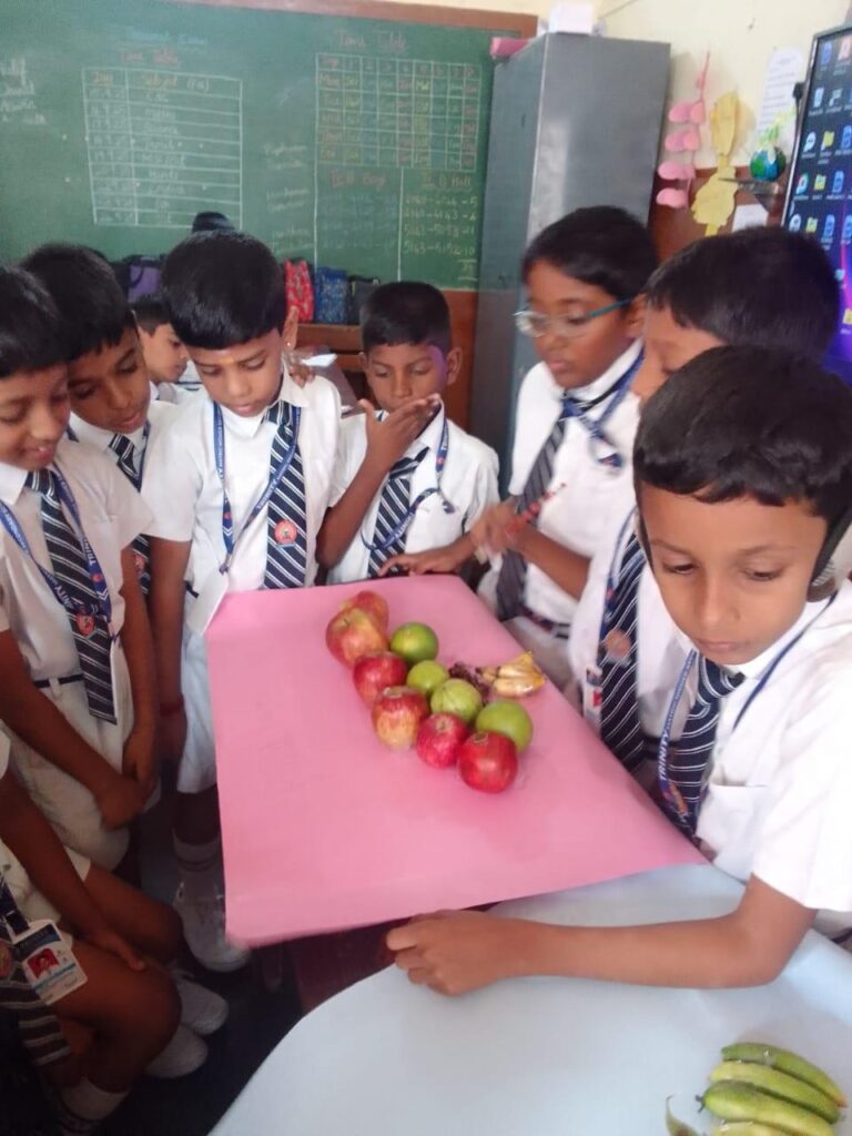 Nutrition week activities – Trinity School Coimbatore